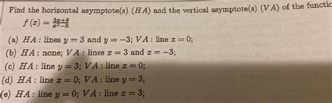 [answered] find the horizontal asymptote s ha and the vertical kunduz