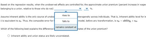 Solved 10 Comparing Fixed Effects And Random Effects