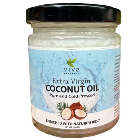 Vive Naturals Extra Virgin Coconut Oil 200ml