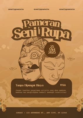 Gratis Desain Contoh Contoh Pameran Canva
