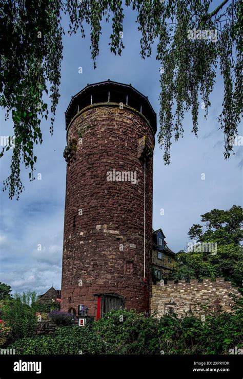 Trendelburg Rapunzel Tower Kassel District Hesse Germany Stock