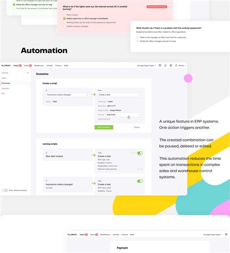 SaaS ERP System On Behance