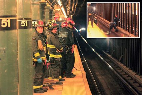 [Local] - Man touches third rail while crossing NYC subway tracks, then ...
