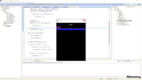 Java Tetris Tutorial 9 Full Line Detection Youtube