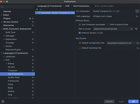 Phpunit And Phpstorm Lagoon Documentation