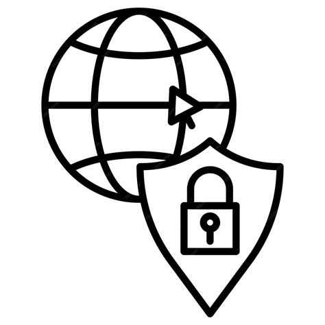 Premium Vector Internet Security Vector Illustration