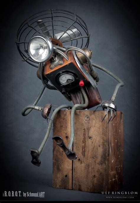 351 Best Junk Robots Images On Pinterest Recycling Junk Art And