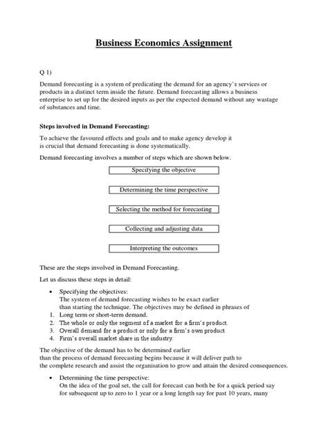 business economics assignment pdf elasticity economics price