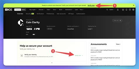 Okx Kyc Process How To Verify Your Okx Account Coin Clarity