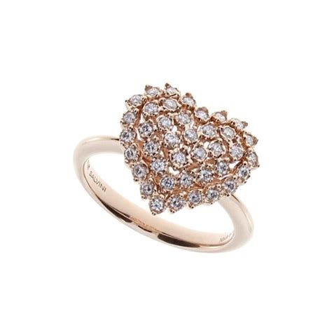 Anello Salvini Bagliori In Oro Rosa E Diamanti 20088504 In Vendita