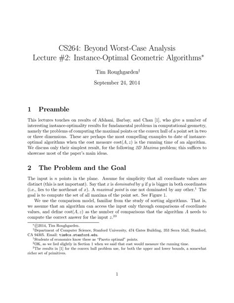 l2 prof is naveen garg cs264 beyond worst case analysis lecture 2