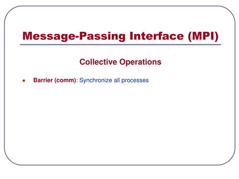 Ppt Lecture 6 Message Passing Interface Mpi Powerpoint Presentation Id3651898