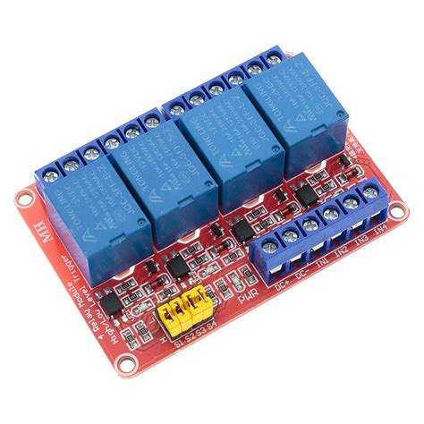 Modul Releu 4 Canale 12v Arduino Optocuplor Ttl Logic Relay Relee R 6072x Arhiva Okazii Ro