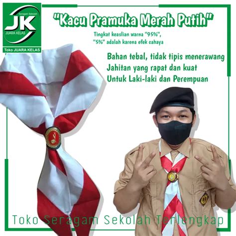 Toko Juara Kelas Kacu Pramuka Merah Putih Kacu Pramuka Siaga