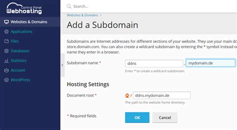 Setting Up DDNS With Netcup Webhosting