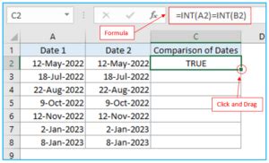 How To Compare Two Dates In Excel Compare Dates In Excel Resource