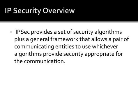 Ppt Ip Security Powerpoint Presentation Free Download Id6194677