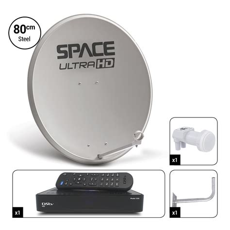 Space Ultrahd 80cm Steel Dish Kit With Dstv Hd Decoder Promo1 Space
