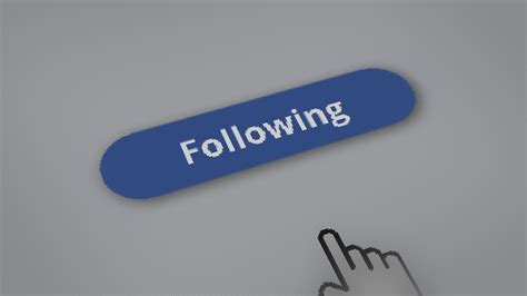 Mouse Clicking On The Follow Button On Social Media Mouse Clicks On