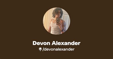 Devon Alexander Instagram Tiktok Linktree