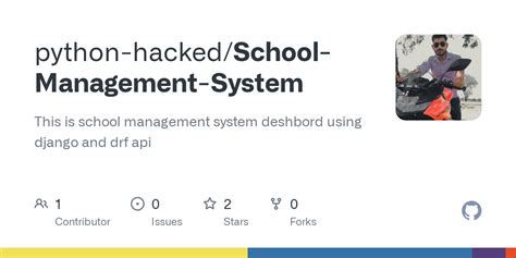 Github Python Hackedschool Management System This Is School Management System Deshbord Using