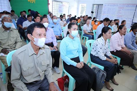 សិក្ខាសាលា សមាហរណកម្ម នៃកម្មវិធីនិយោគបីឆ្នាំរំកិលឃុំ ស្រុក ២០២៣ ២០២៥ នៅថ្នាក់ស្រុកពញាឮ