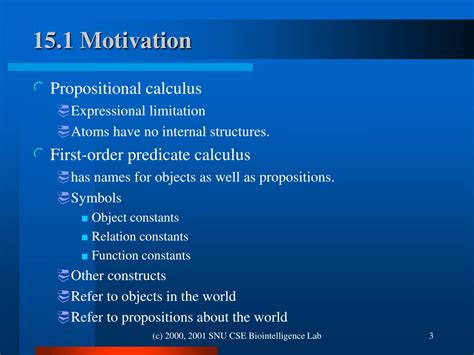 Ppt Predicate Calculus Syntax Semantics Quantification Powerpoint