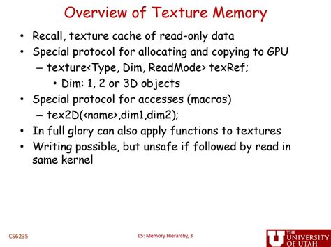 L6 Memory Hierarchy Optimization Iv Bandwidth Optimization Ppt Download