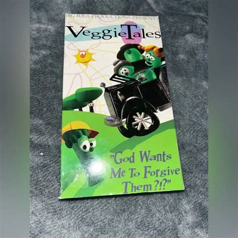 Veggietales God Wants Me To Forgive Them Vhs Ebay Veggie Tales God
