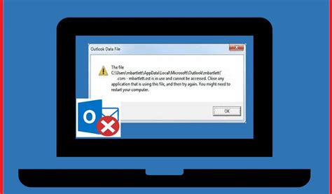 Outlook The File Username Ost Is In Use And Cannot Be Accessed