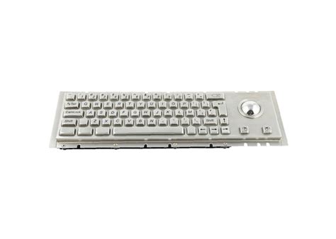 Panelmount Kiosk Keyboard With Built In Cherry Keyswitch And Integrated Trackball China Rugged