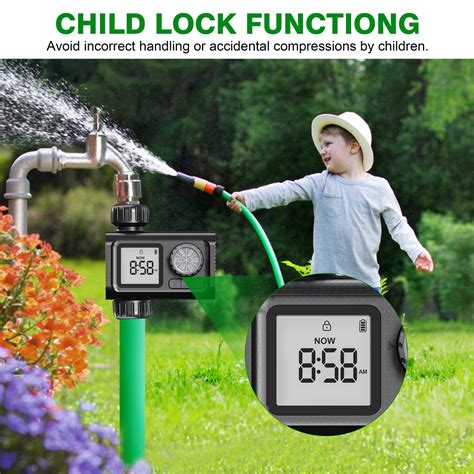 Crosofmi Sprinkler Timer Programmable Water Timer Digital Programmabl