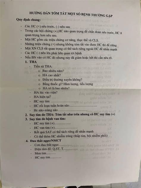 Hướng Dẫn Tóm Tắt Một Số Bệnh Thường Gặp Pdf