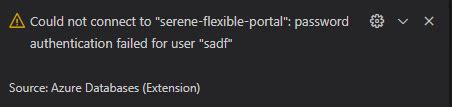 The Single PostgreSQL Server Is Broken After Adding Credential With The Wrong Username Password