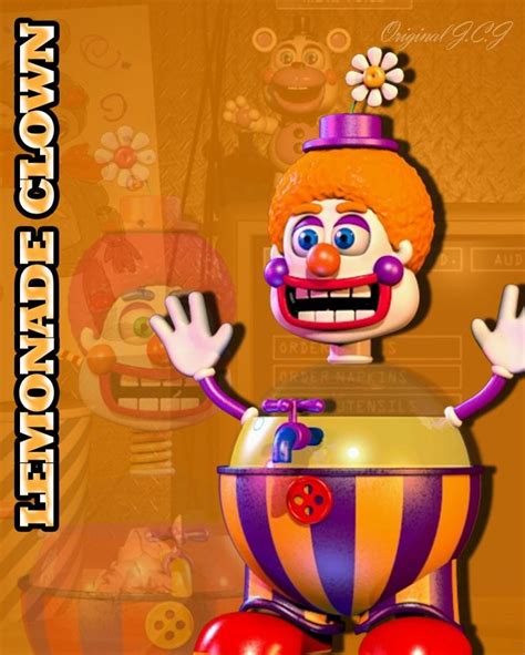 Ipcjcj Lemonade Clown Fnaf6 Personajes De Terror Fnaf Dibujos