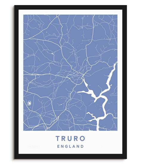 Truro England Map Plume