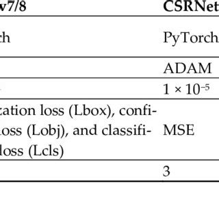 Parameters And Loss Functions Of Counting Algorithms MSE Stands For
