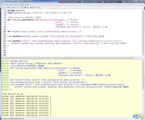 Groovy基本語法 Groovy JDBC語法 以MySQL為例 iT 邦幫忙 一起幫忙解決難題拯救 IT 人的一天