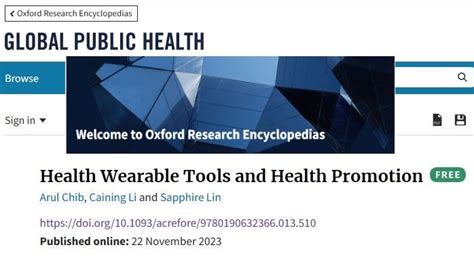 Hot Off The Press At Oxford Research Encyclopedia Of Global Public Health Our Review Of