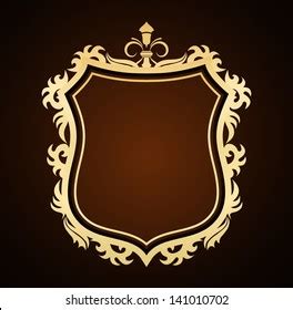 Ornate Shield Frame Stock Illustration Shutterstock
