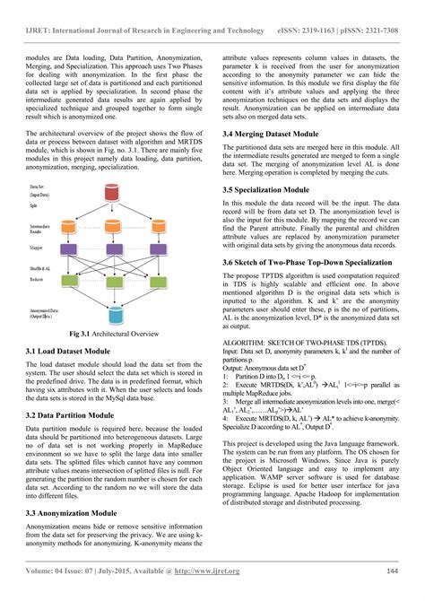 Anonymization Of Data Using Mapreduce On Cloud Pdf