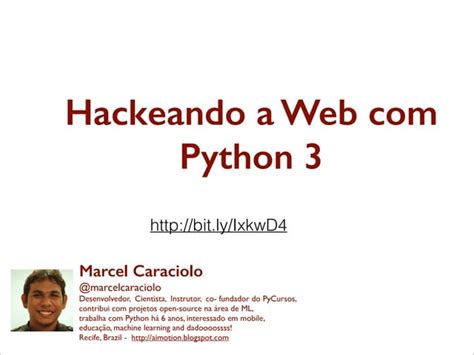 Oficina Python Hackeando A Web Com Python 3 Ppt