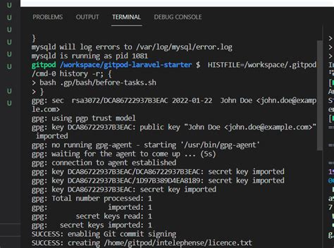 add gnupg support to sign git commits · issue 170 · apolopena gitpod