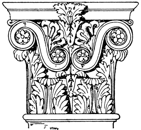 Soulmuseumblog Coloring Pages Types Of Roman Columns
