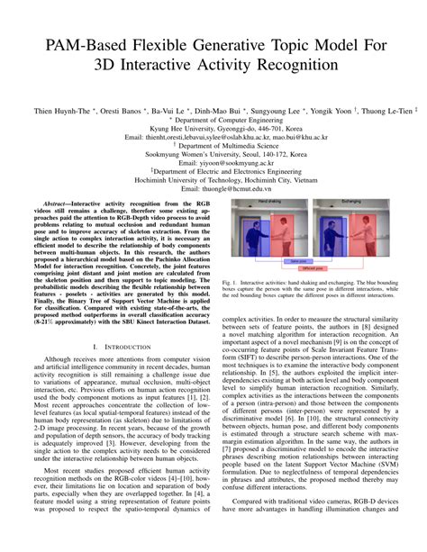 Pdf Pam Based Flexible Generative Topic Model For 3d Interactive
