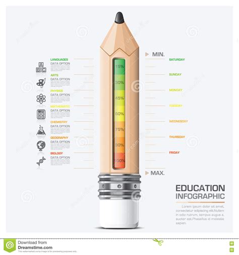 Infographic With Scale And Flowcharts Information Cartoon Vector 160721049