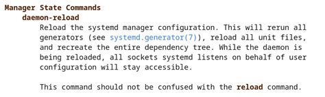 Solved Can One Daemon Reload Restart Impact On Other Daem Red Hat Learning Community