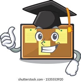 Graduation Bulletin Board Stuck Wall Character Stock Vector Royalty Free 1535553920 Shutterstock