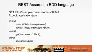 Automate REST Services Testing With RestAssured PPT