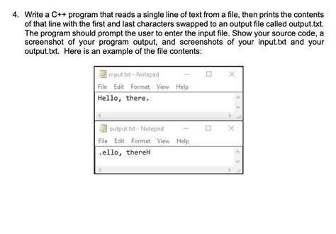 Write A C Program That Reads A Single Line Of Text From A File Then Prints The Contents Of